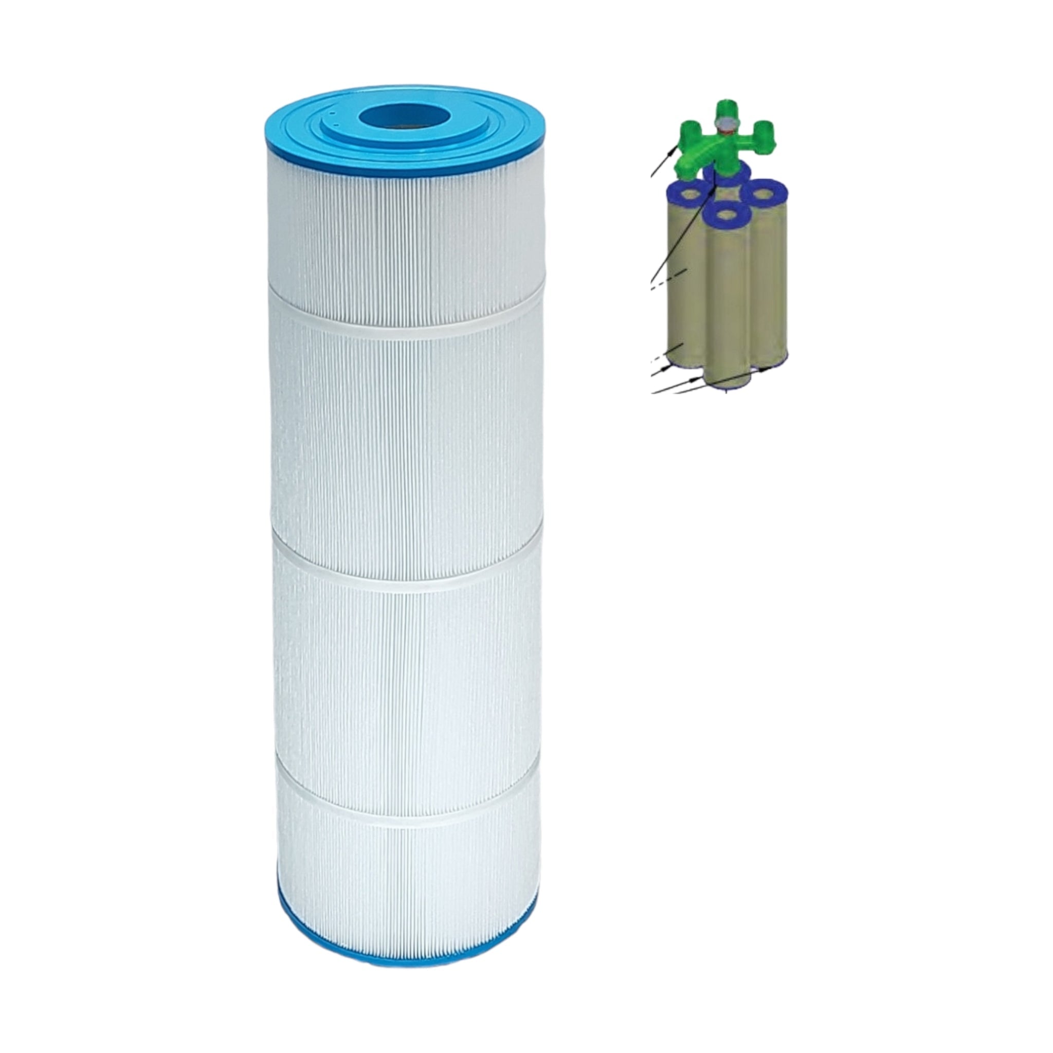 Replacement 135 Sq Ft Filter Cartridge/Element - Insnrg Li Cartridge F ...